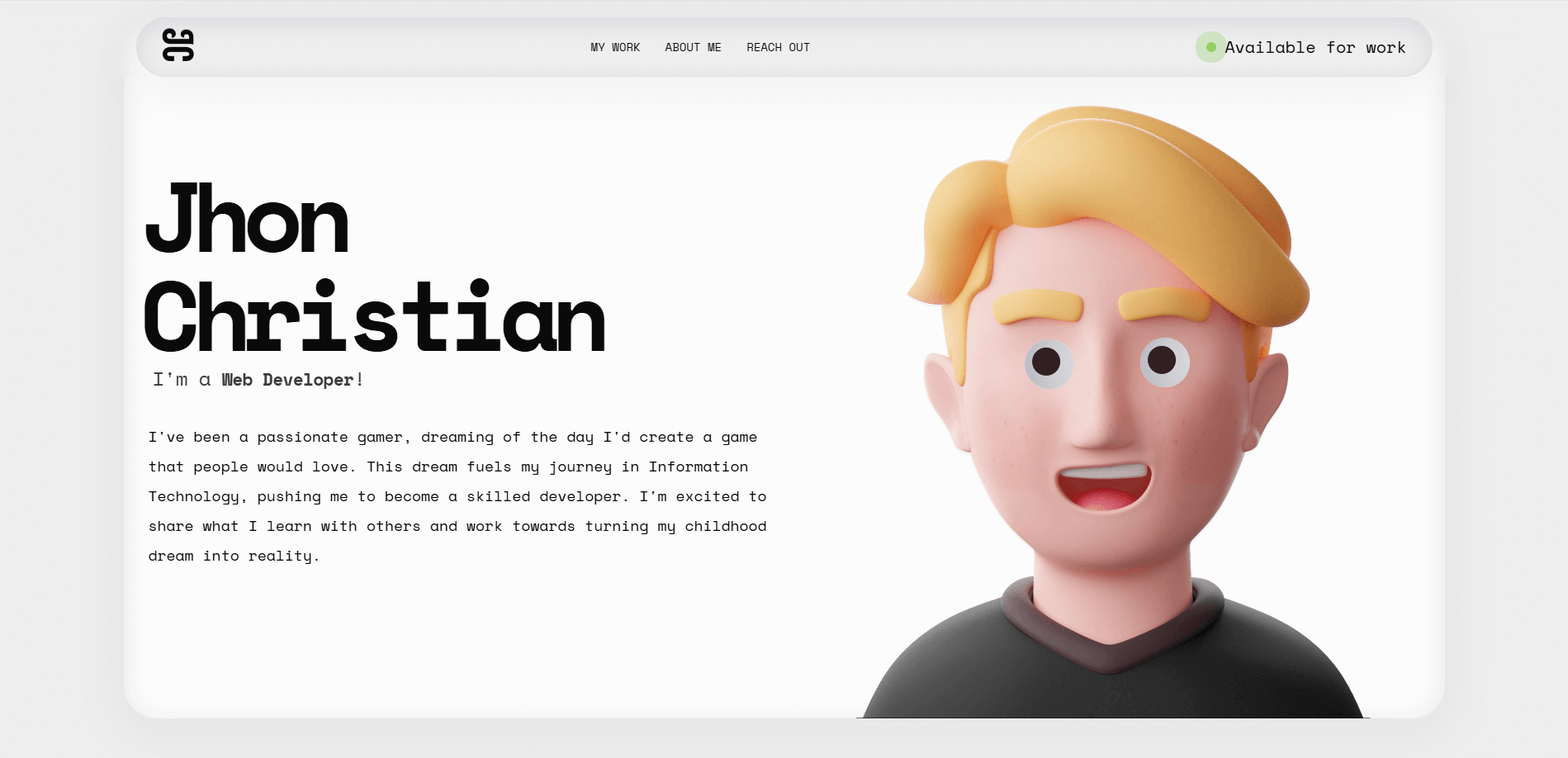 Portfolio - Jhon Christian | Web Developer